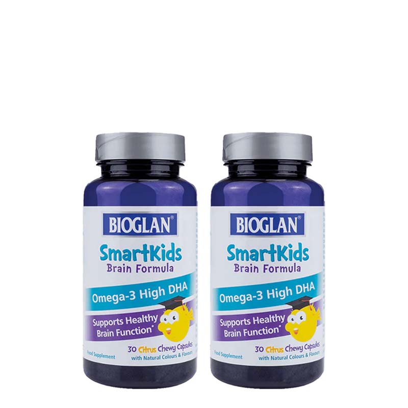 Bioglan SmartKids Brain Formula Chewable Capsules Omega-3 DHA 30's