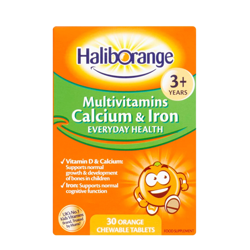 Haliborange Multivitamins Calcium & Iron Chewable Tablets | Fitaminat